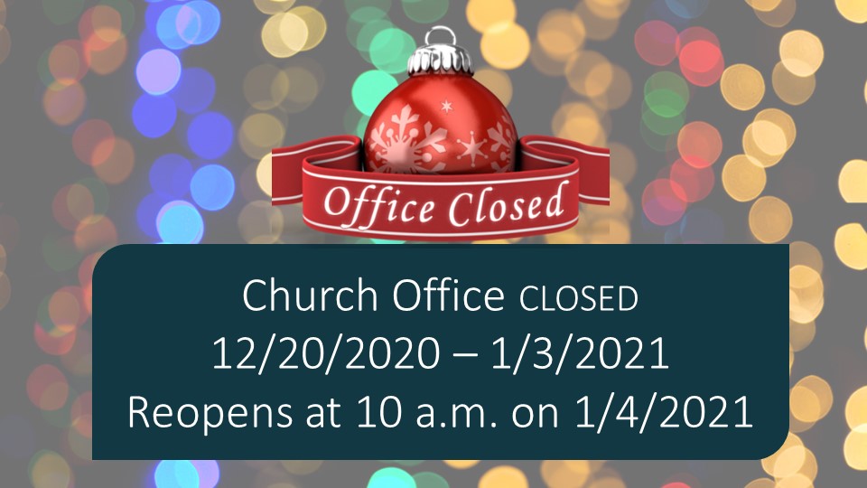 Announcement Slides | Morrow First United Methodist Church